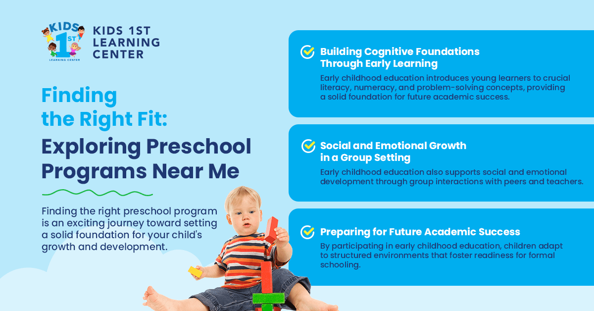 Benefits of Early Learning Centers for Your Child’s Growth
